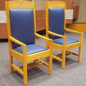 Custom Clergy Chairs- Elijah Chairs, Celebrant Chairs - Etsy