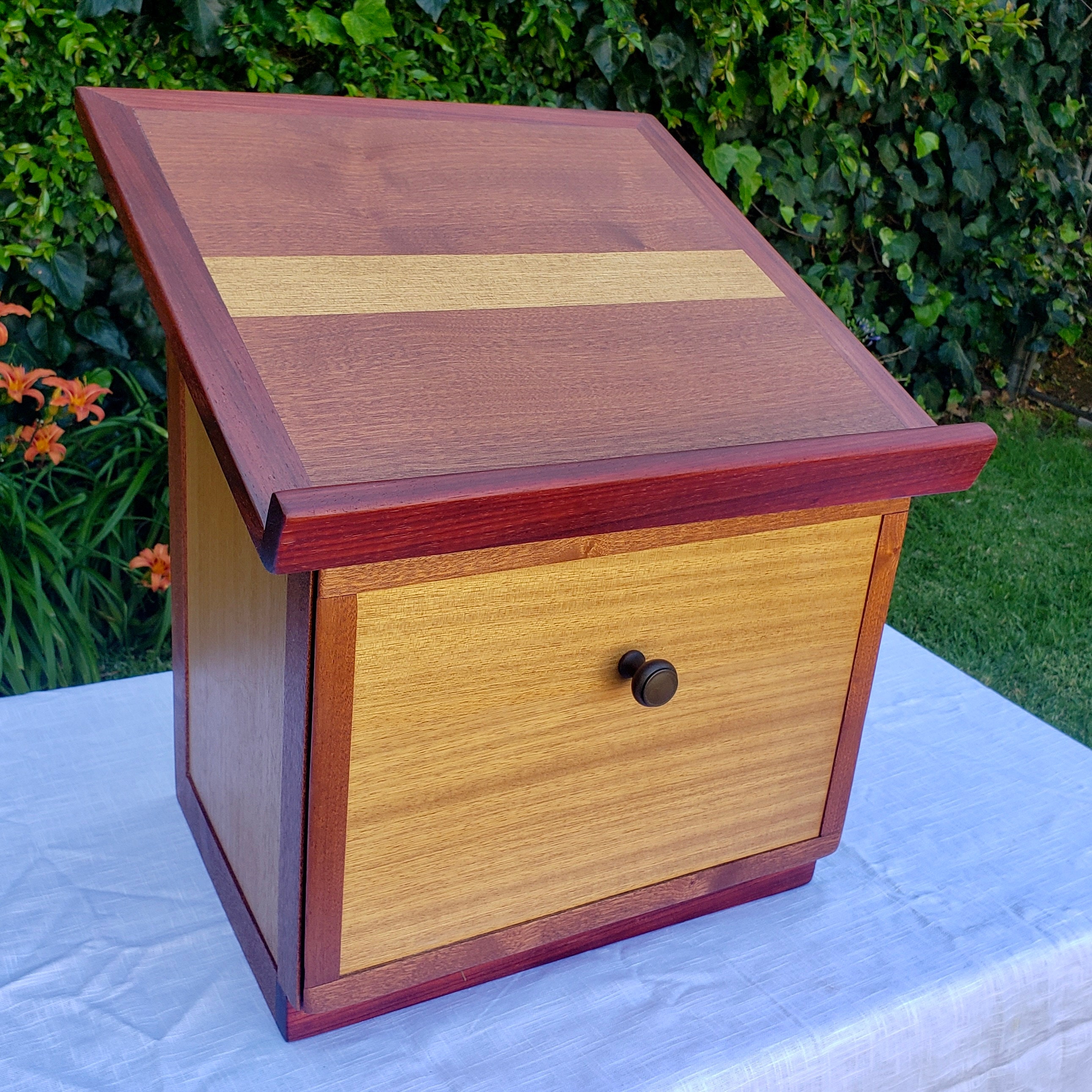 Custom Hardwood Shtender- Tabletop Book Stand - Etsy