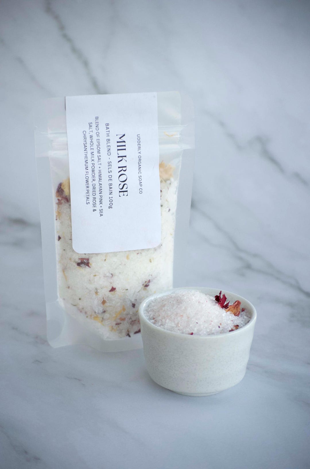 Milk Rose Foot Soak Bath Salts Gift Box Herbal Soak Self Care Wellness ...