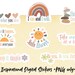 Boho Self-care Printables With Motivational Affirmation Stickers - Etsy