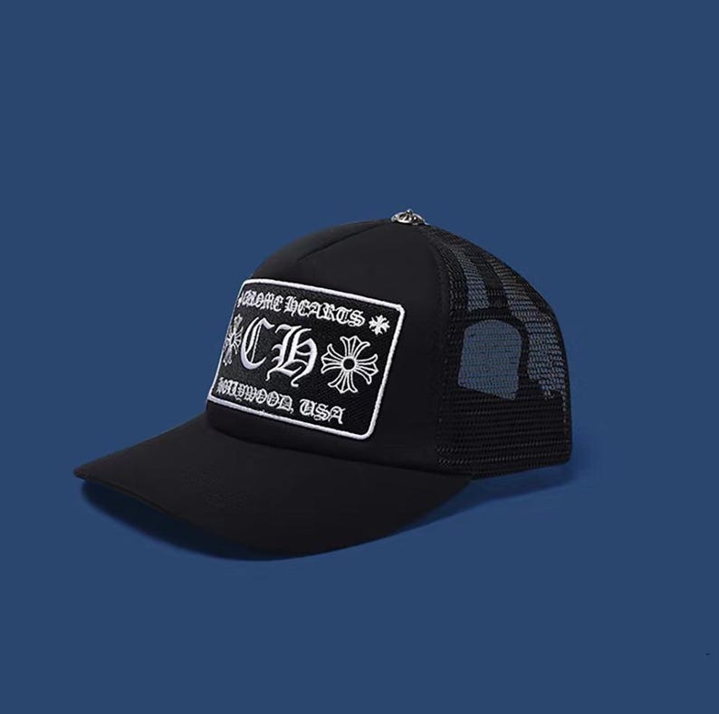 Chrome Heart Embroidered Cap Unique Headwear for Fashion Lovers - Etsy