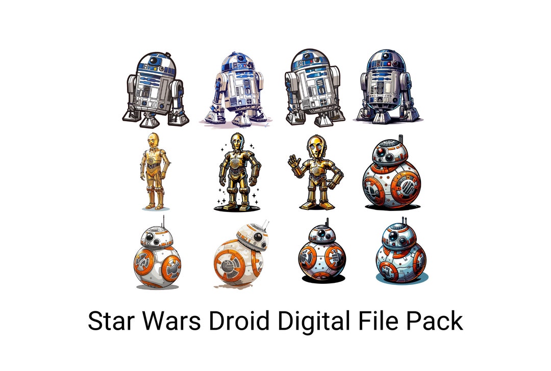 Star Wars Droids Digital Bundle - Etsy