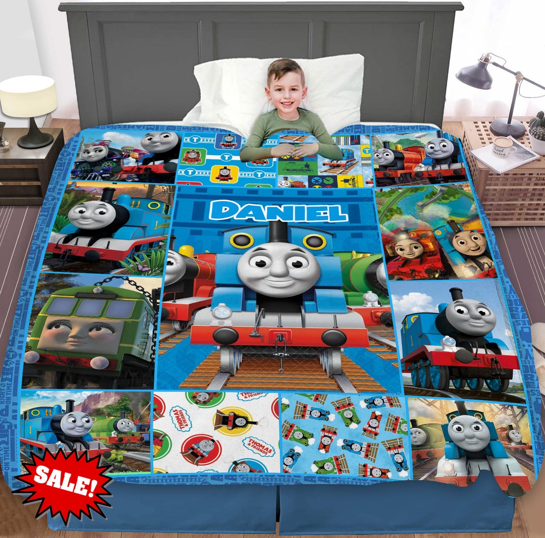 Personalized Thomas the Train Quilt Blanket Thomas and - Etsy