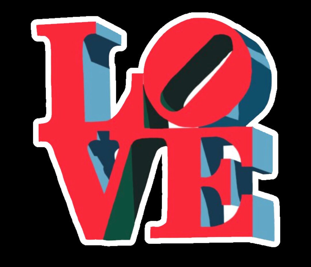 Philadelphia Themed Stickers: LOVE Park, Philly Pretzel, Phanatic ...