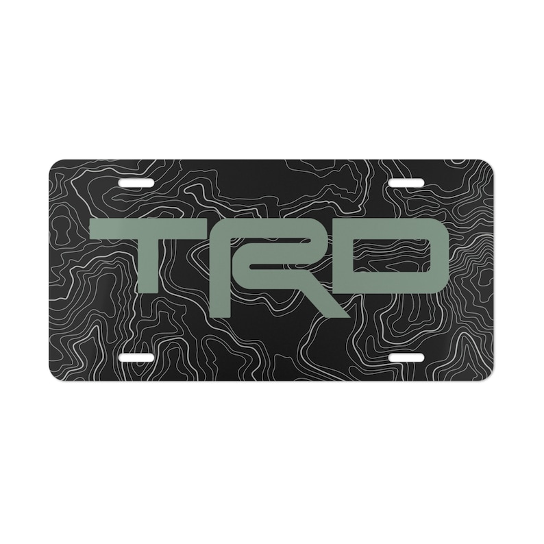 Lunar Rock TRD Vanity Plate - Etsy