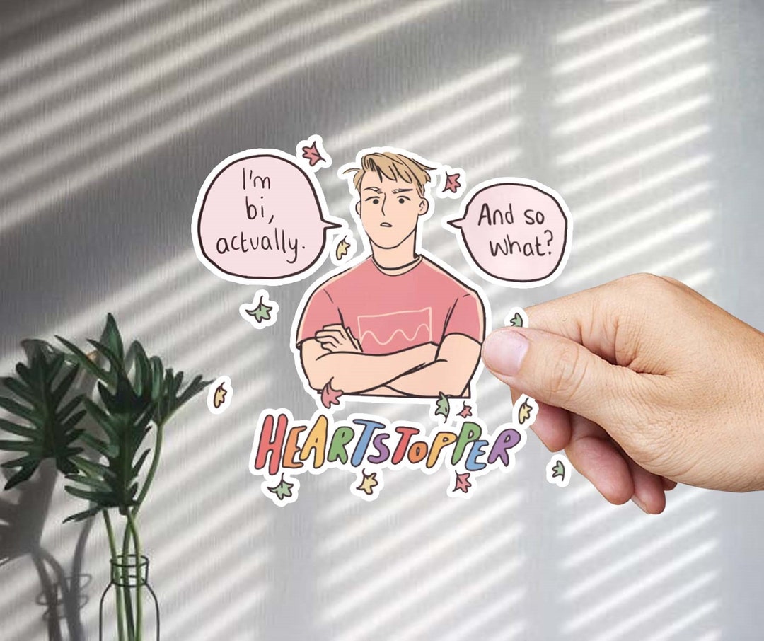 I'm Bi Actually Heartstopper Sticker Heartstopper Season - Etsy