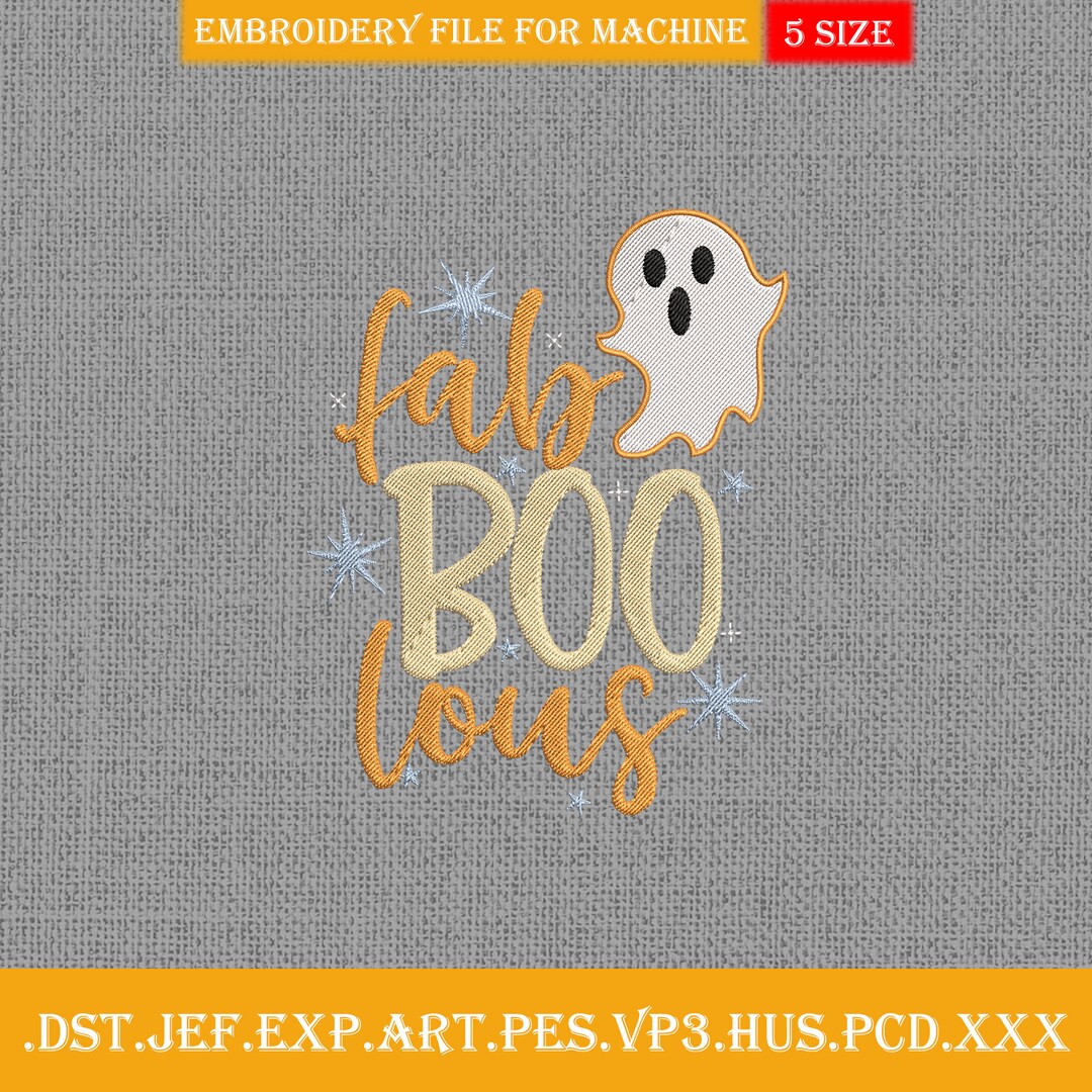 Halloween Ghost Embroidery Design Funny Skeleton Halloween - Etsy