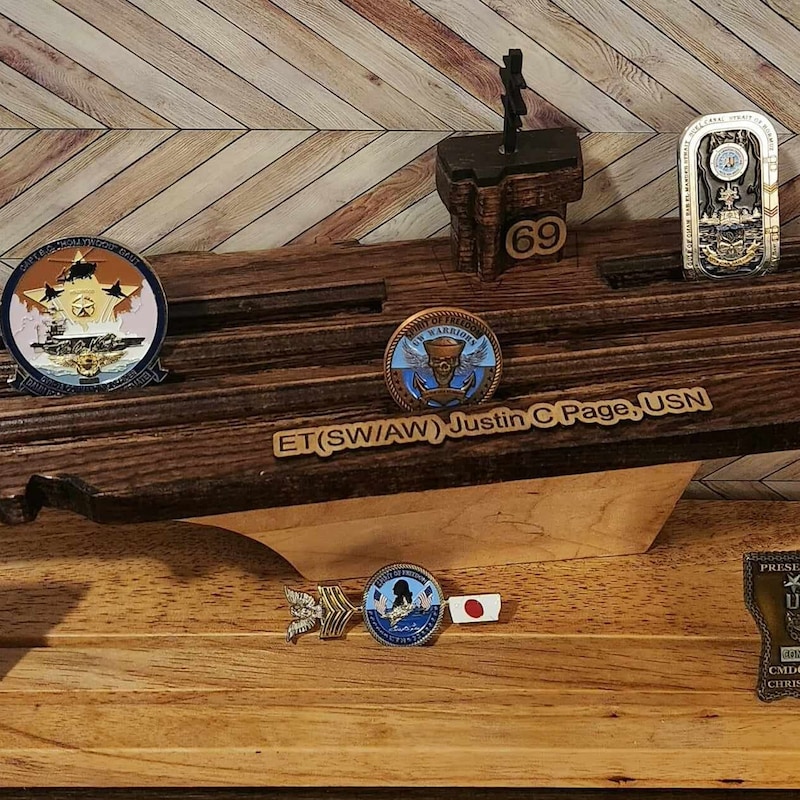 Challenge Coin Display - Etsy