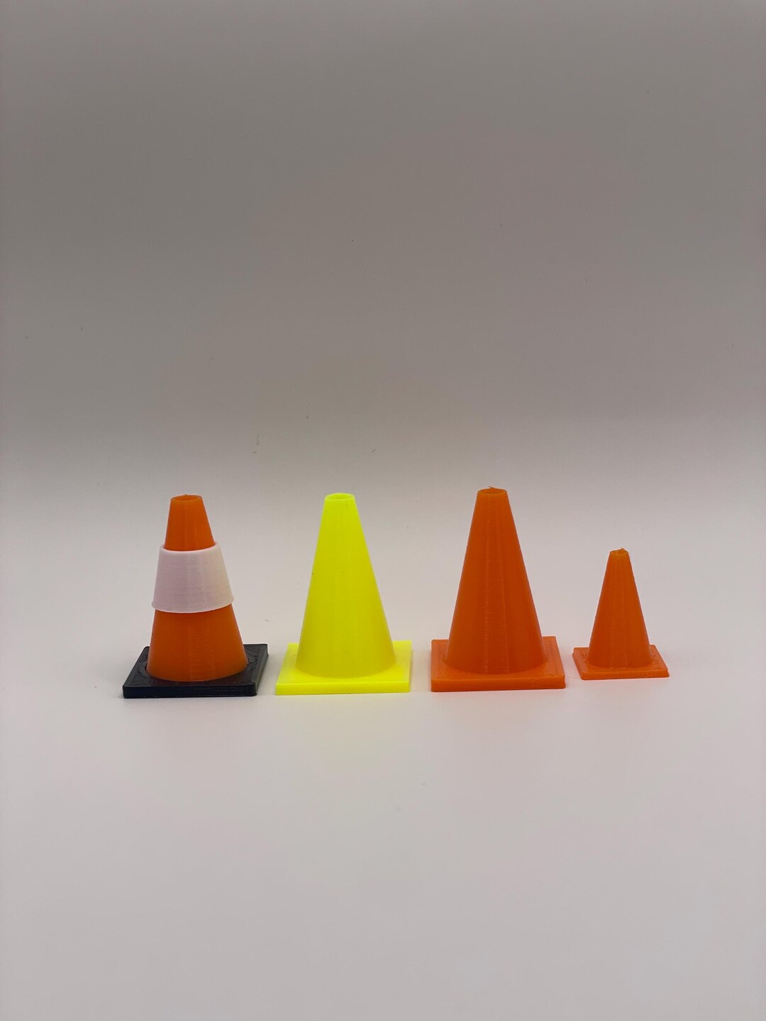 10 Mini Traffic Cones, 15 Micro Traffic Cones, 30mm or 20mm Tall ...