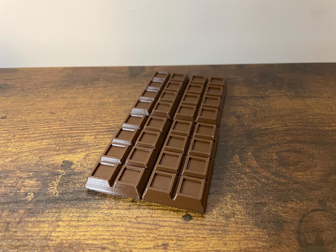 4 Chocolate Bar Magnets, Brown, Plastic, Refrigerator Magnets. - Etsy