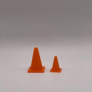 10 Mini Traffic Cones, 15 Micro Traffic Cones, 30mm or 20mm Tall ...