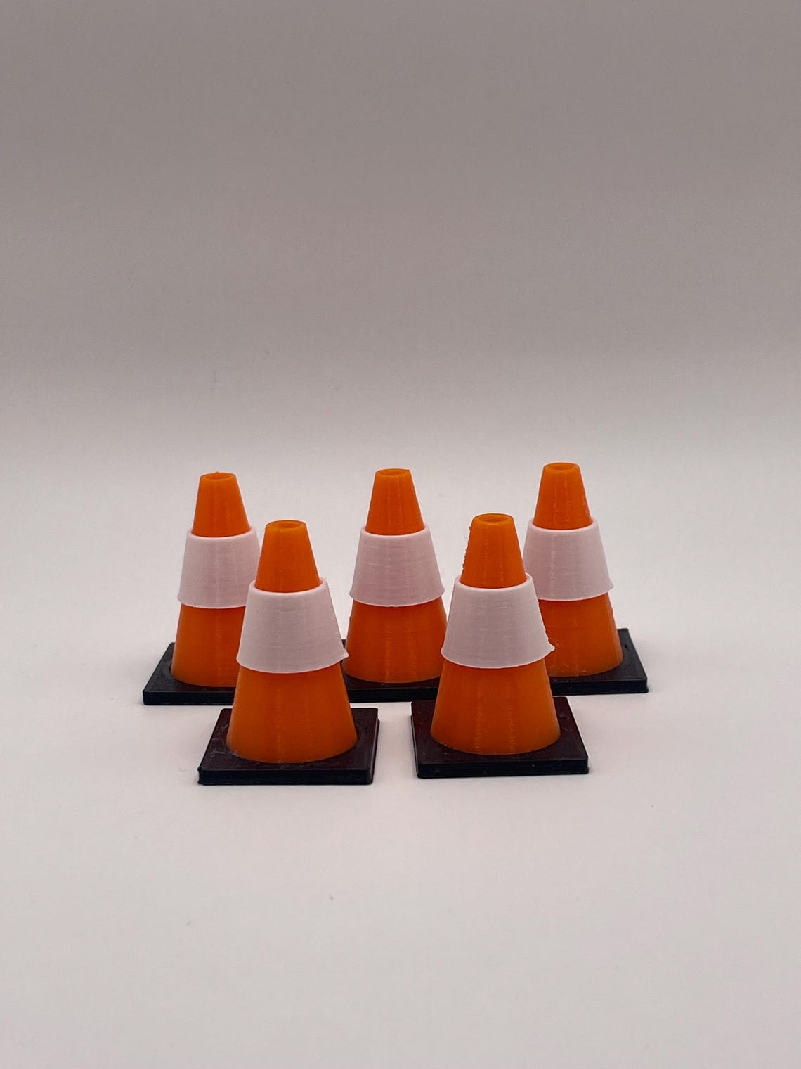 10 Mini Traffic Cones, 15 Micro Traffic Cones, 30mm or 20mm Tall ...