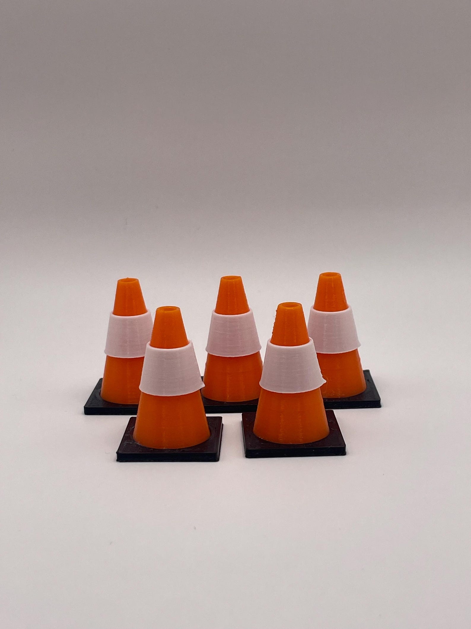 10 Mini Traffic Cones, 15 Micro Traffic Cones, 30mm or 20mm Tall ...