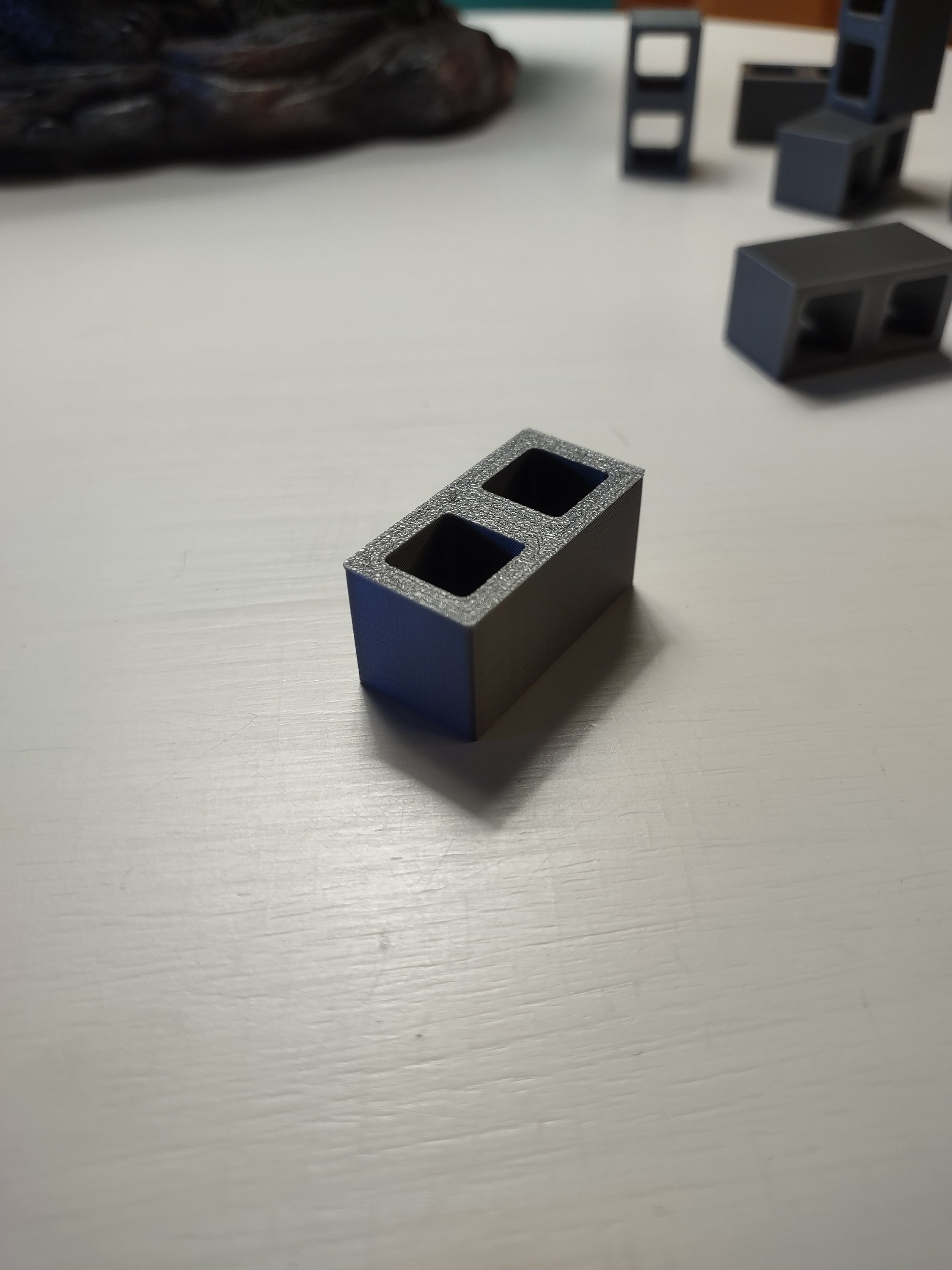 10 Mini Cinder Blocks, Stackable, Gray, Plastic, Brick's. - Etsy