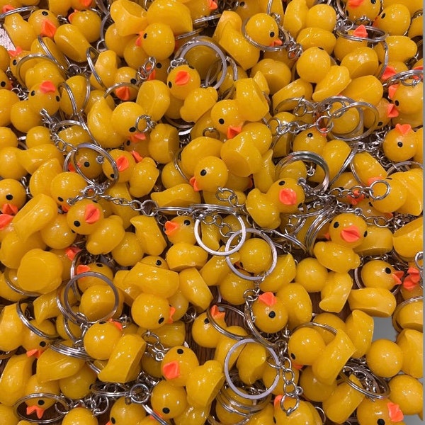 Rubber Duck Keychain Personalized - Etsy