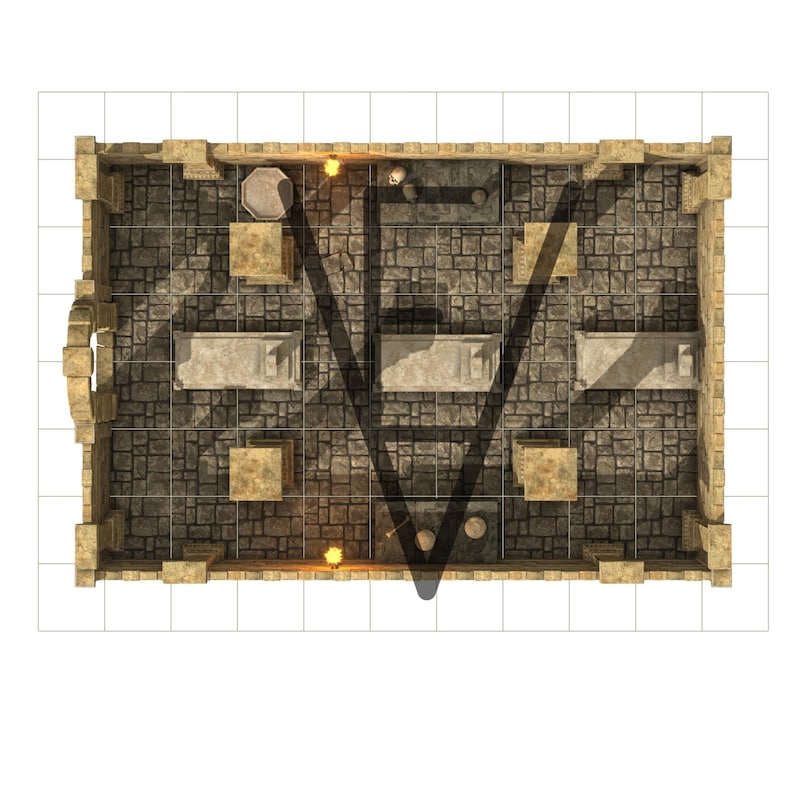 Ancient Crypt Dungeon Tiles, Advanced Specialty Rooms - Etsy