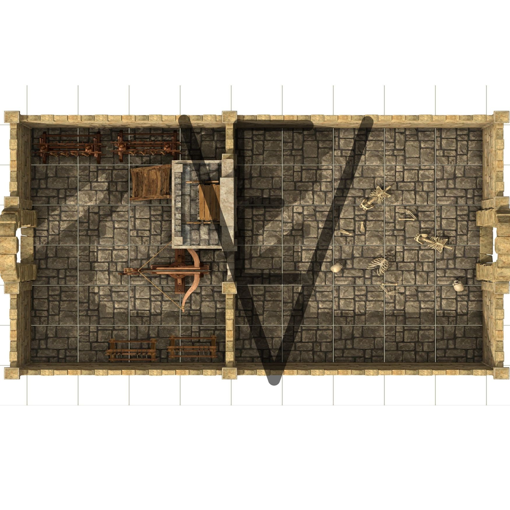 Ancient Crypt Dungeon Tiles, Advanced Specialty Rooms - Etsy