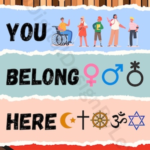 Printable Equality Poster, Includes Lgbtqia,disability,gender,religion ...