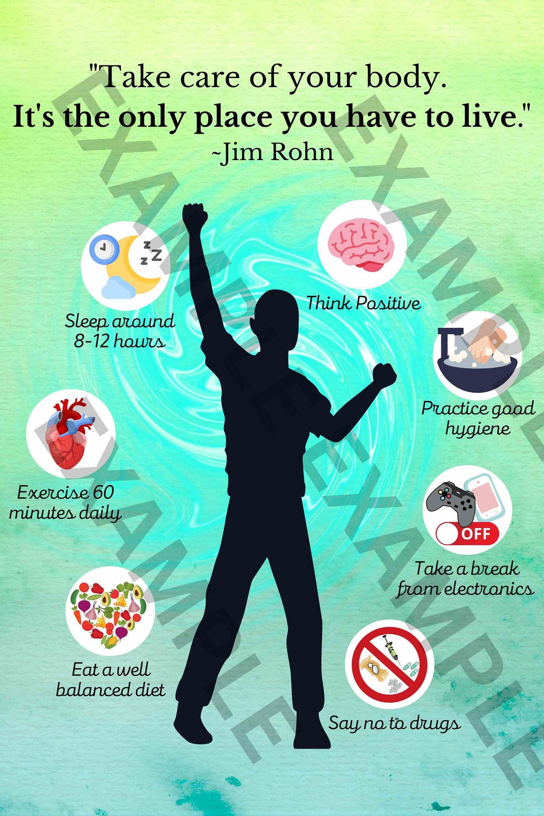 Physical Education/health Classroom/gym Poster - Etsy