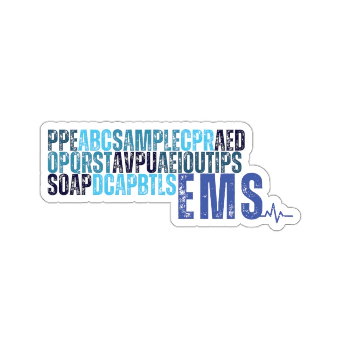 EMS Acronyms Kiss-cut Stickers - Etsy