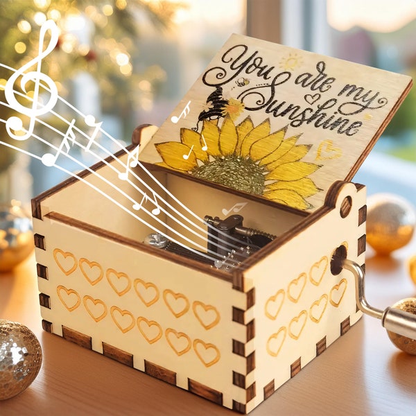 You Are My Sunshine Music Box - Etsy