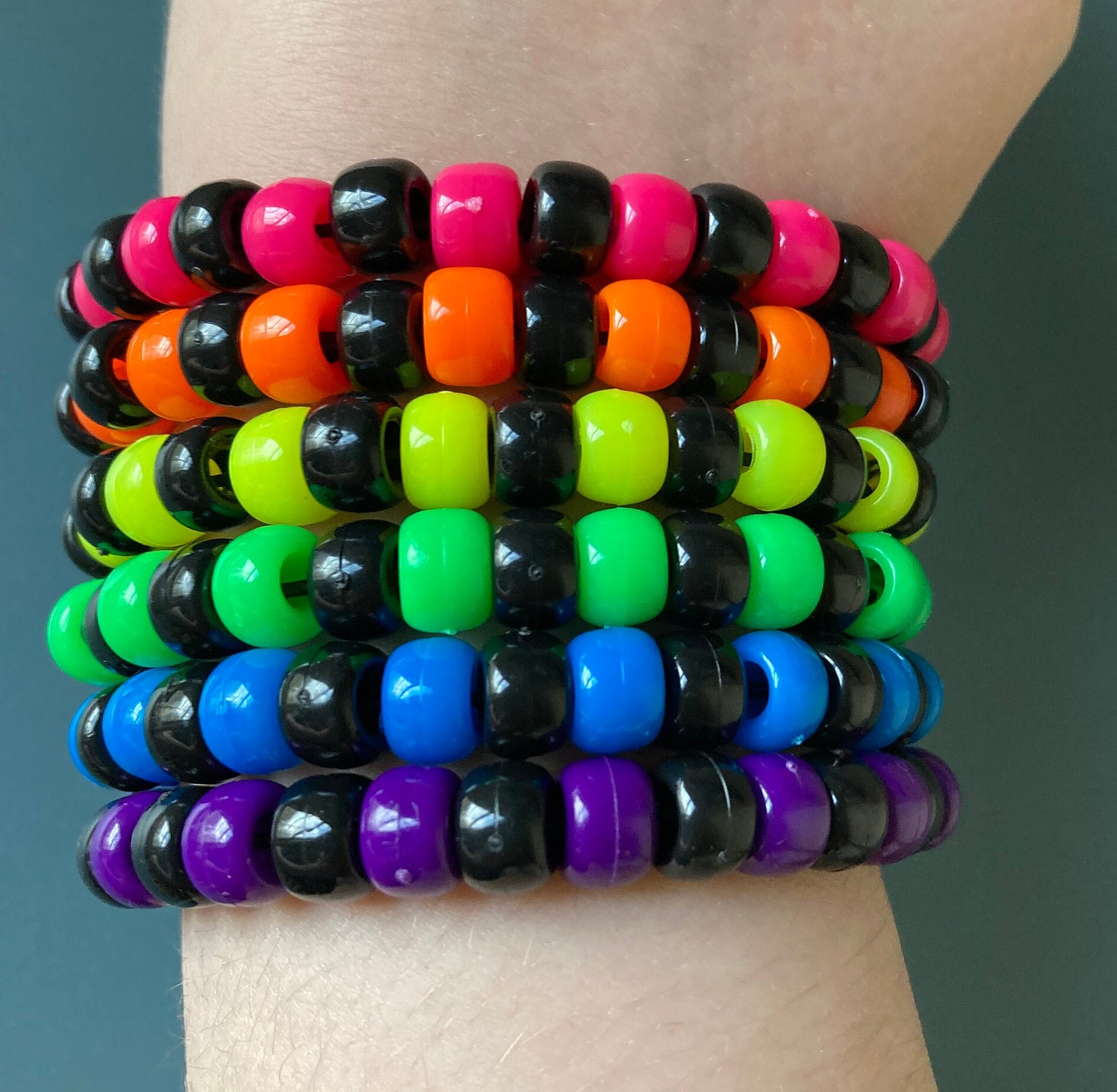 Rainbow Bracelet Set - Etsy