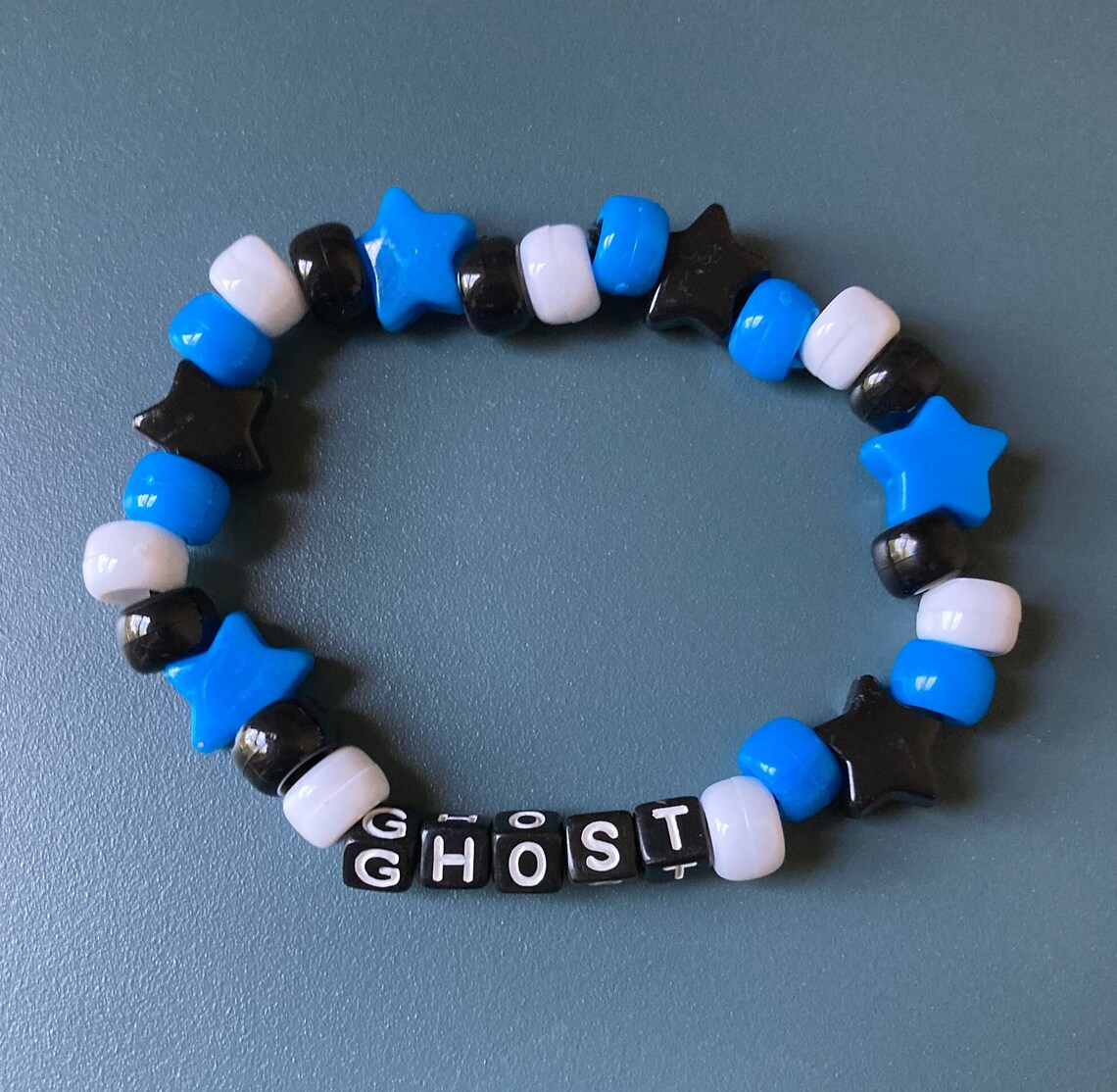 Ghost Bracelet Set | Black & Blue - Etsy