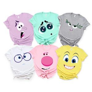 Inside Out Characters Costume, Inside Out 2 Shirt, Inside Out Group ...