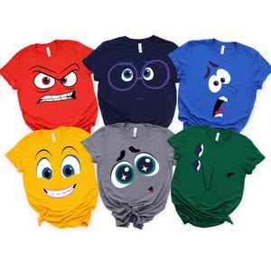 Inside Out Characters Costume, Inside Out 2 Shirt, Inside Out Group ...