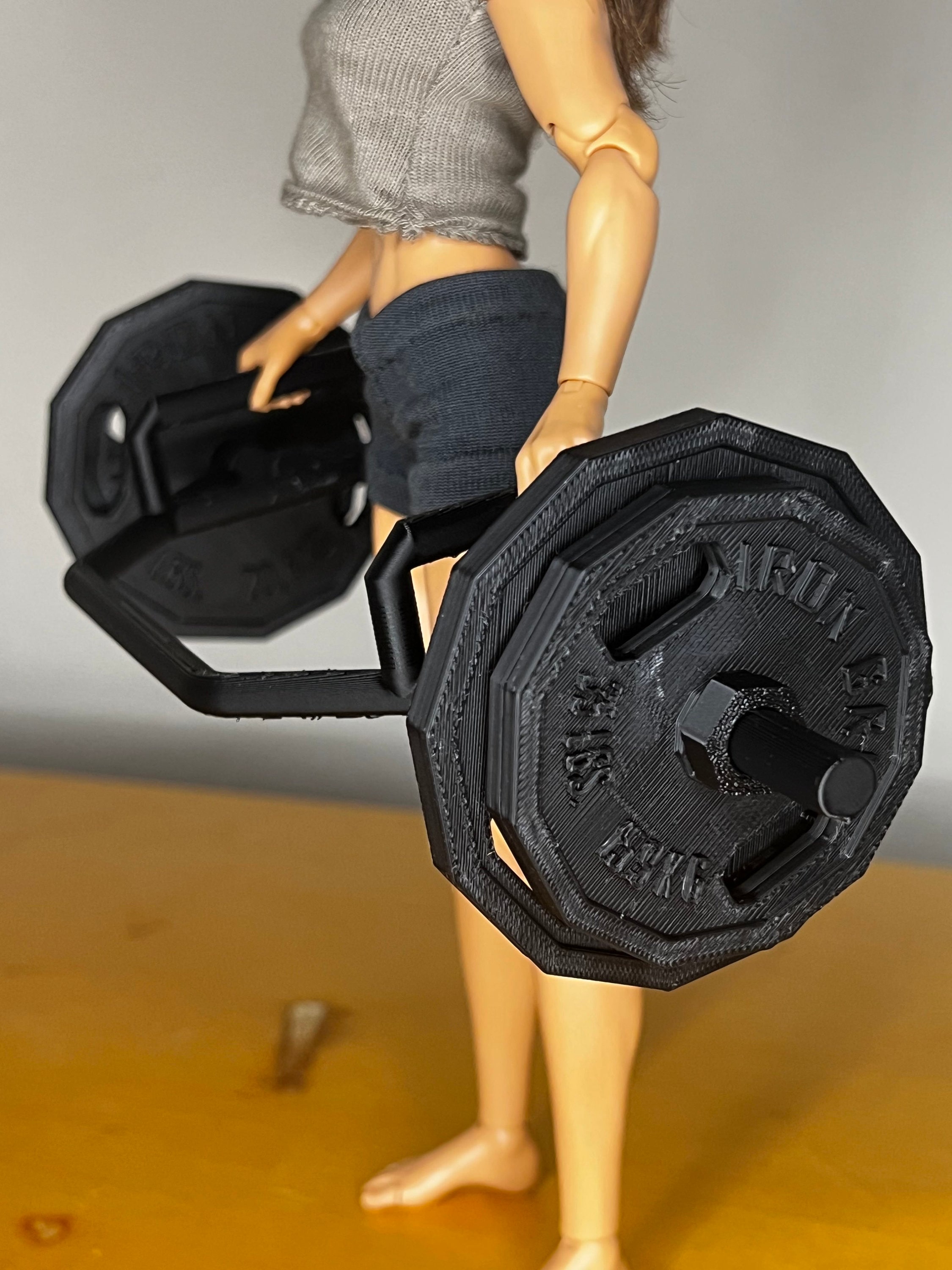 1:6 Scale Hex Bar 12-sided Weights 3d Printed - Etsy