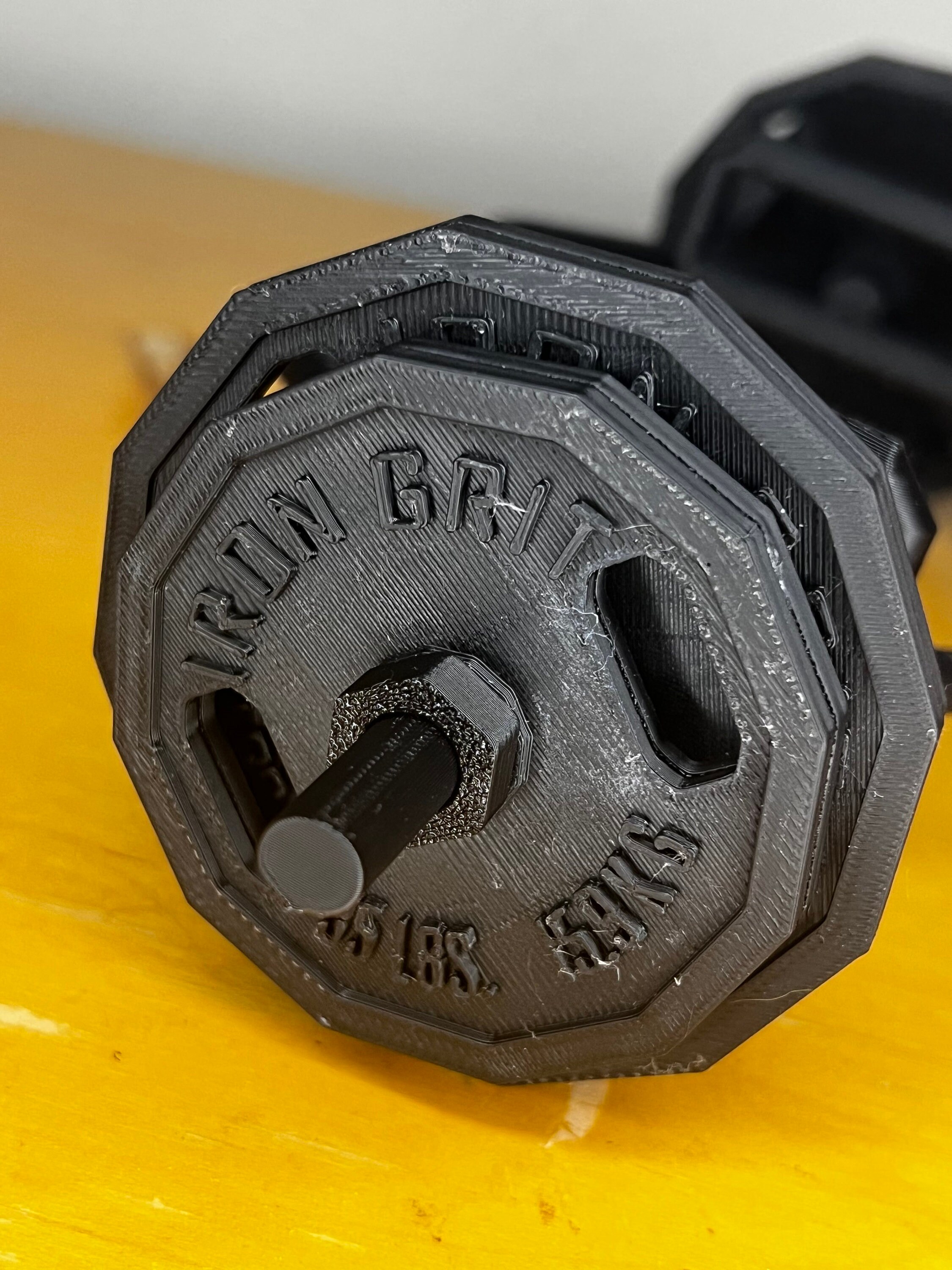 1:6 Scale Hex Bar 12-sided Weights 3d Printed Miniature - Etsy