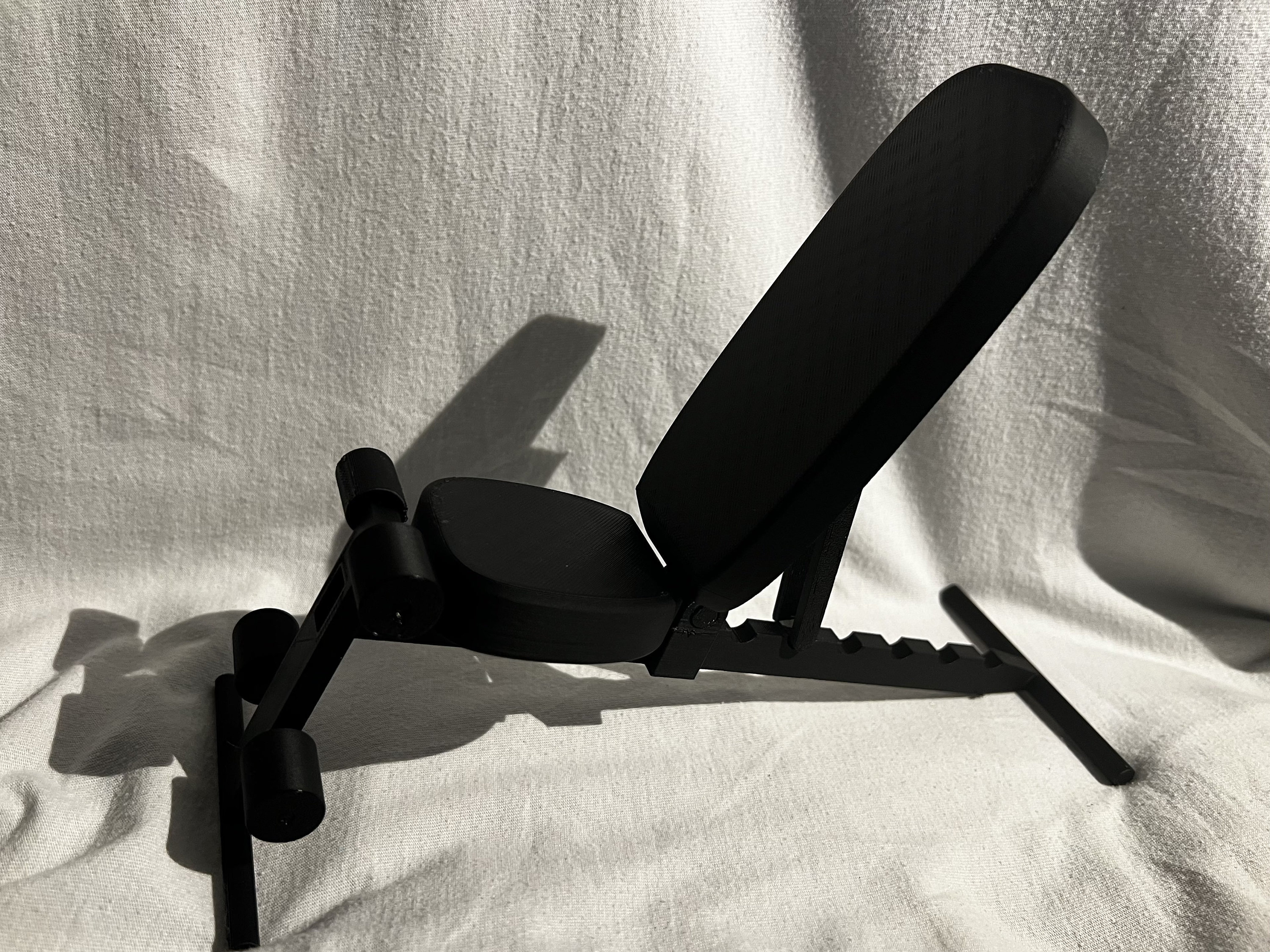 1:6 Adjustable Weight Bench 3D Printed Miniature - Etsy