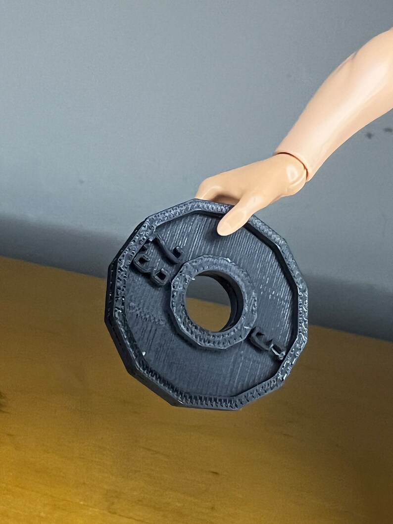 1:6 Scale Hex Bar 12-sided Weights 3d Printed Miniature - Etsy