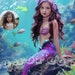 Custom Mermaid Portrait Custom Princess Portrait Mermaid Gifts ...