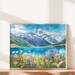 Aoraki Mount Cook Painting Queenstown Wall Art New Zealand Landscape ...