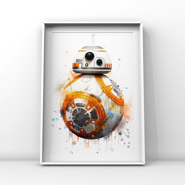 Bb8 Droid Poster - Etsy