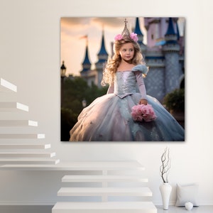 Custom Princess Portrait Personalized Princess Portrait From Photo ...