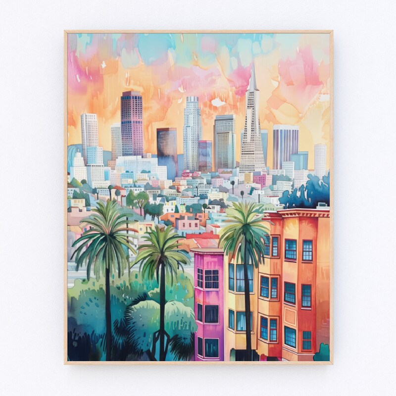 Los Angeles Print - Etsy