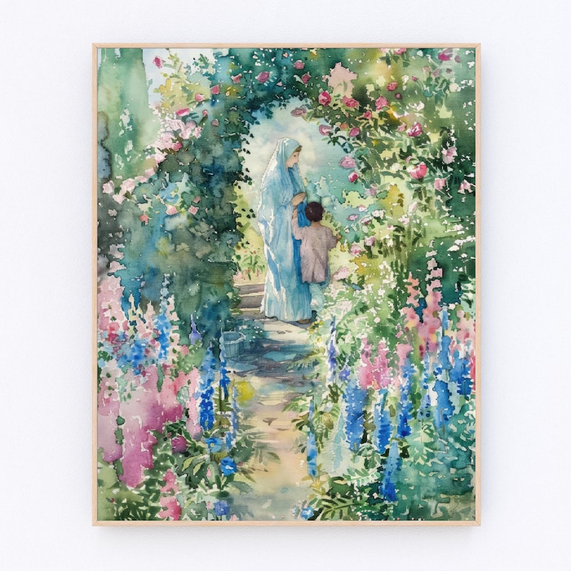 Mother Mary Art Garden - Etsy UK