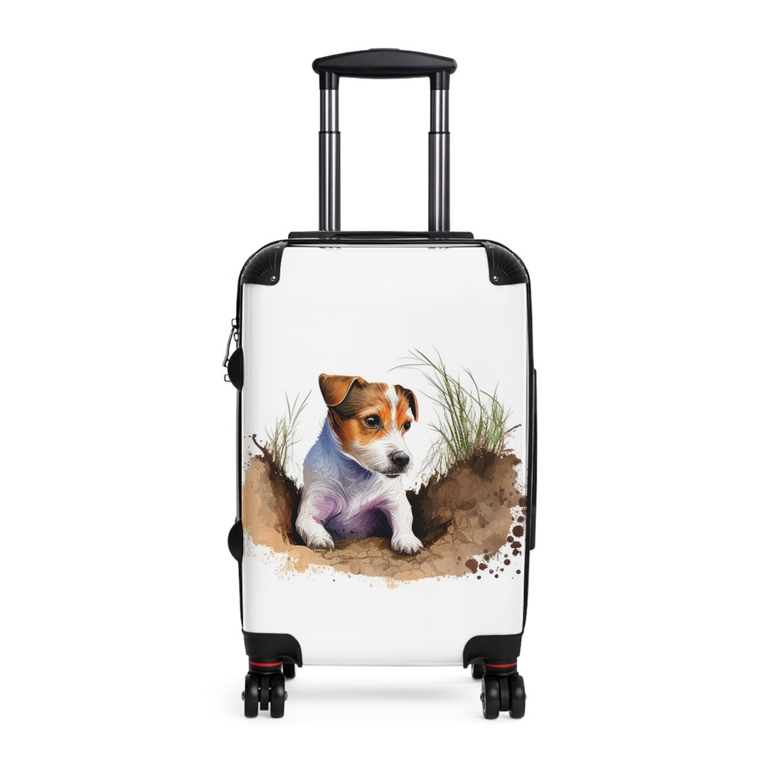 Terrier Digging Hole: the Ultimate Suitcase for Dog-friendly - Etsy