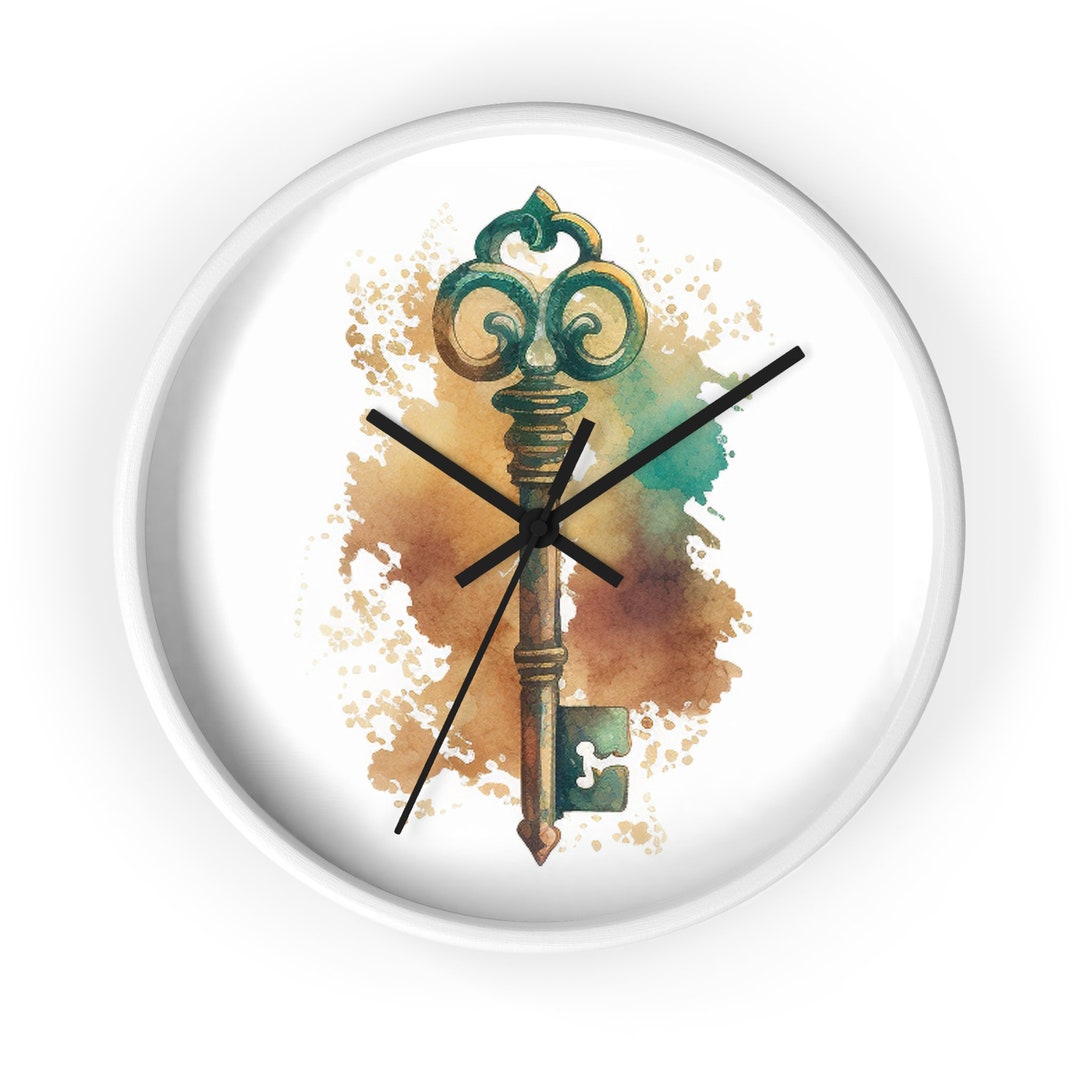 Vintage Key Wall Clock: Timeless Elegance for Your Home Decor - Etsy