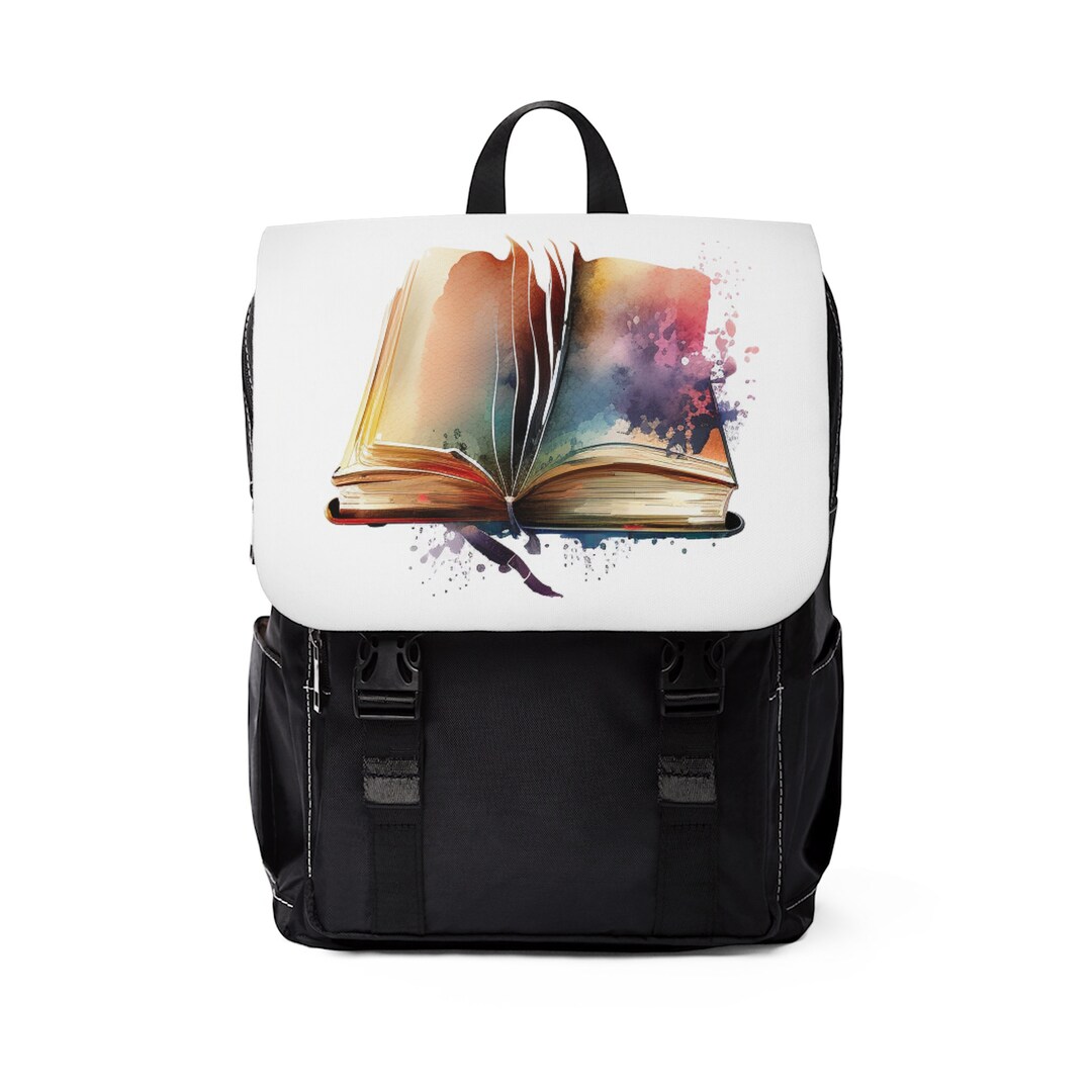 Classic Shoulder Backpack With Book Storage Unisex Casual - Etsy