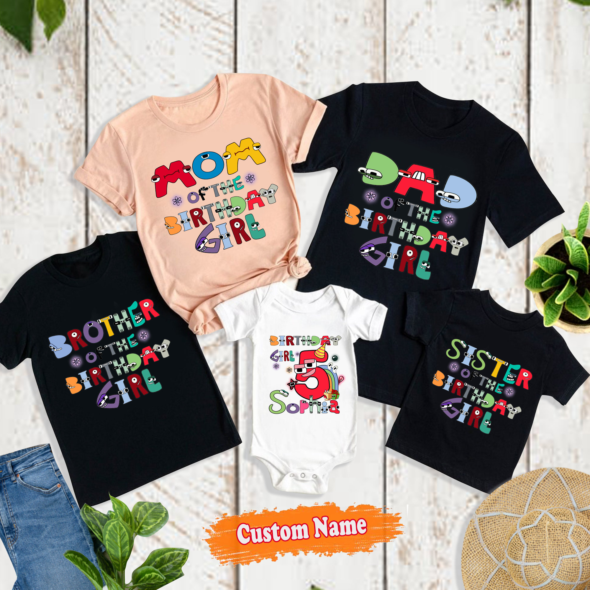 Alphabet Lore Shirt Personalized A to Z Birthday - Etsy