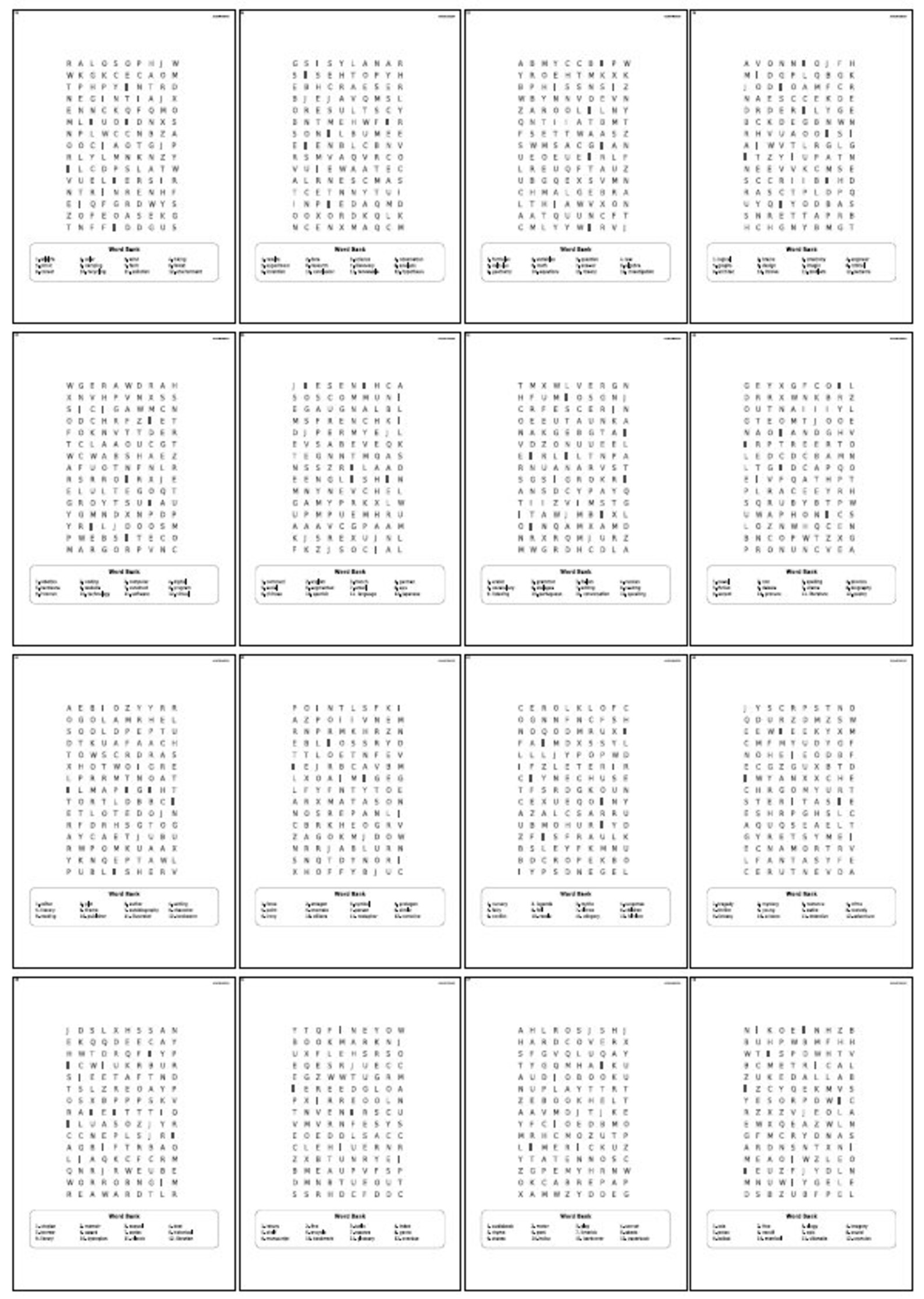 Word Search Puzzle Printable Worksheets Kindergarten Kids - Etsy