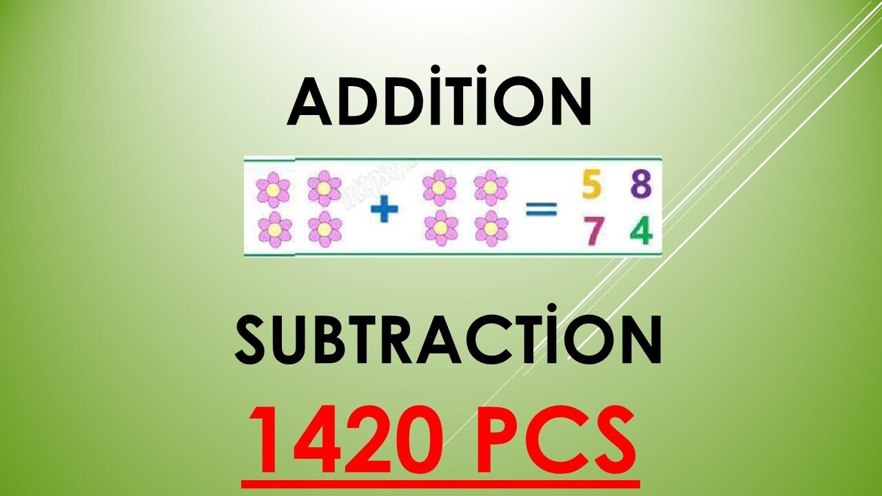 Addition and Subtraction Preschool Activities Worksheets Ptrintable ...
