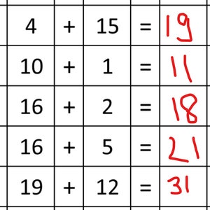 Learn 5560 Pcs Addition and Subtraction Activities With the Matching ...