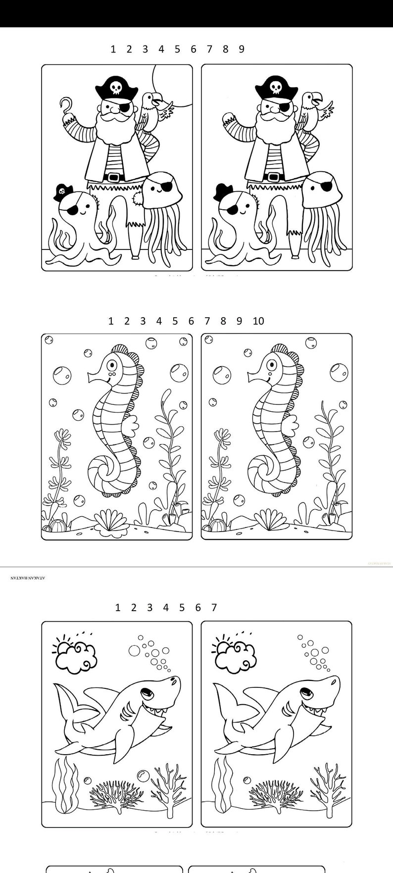 Spot the Difference Find the Difference Worksheets Printable ...