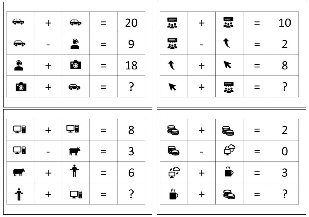 Emoji Number Addition and Subtraction Puzzles Printable Worksheets ...