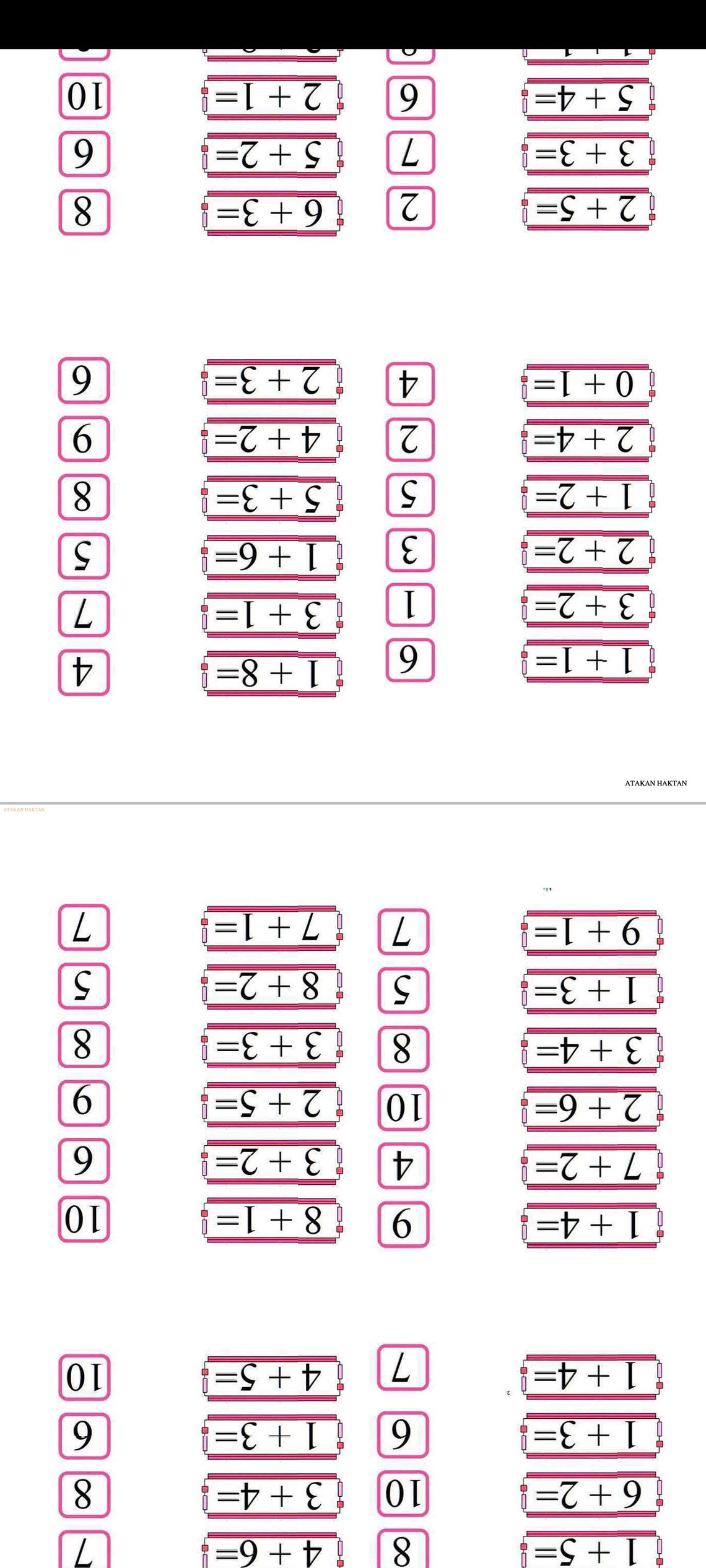 Addition and Subtraction Preschool Activities Worksheets Ptrintable ...