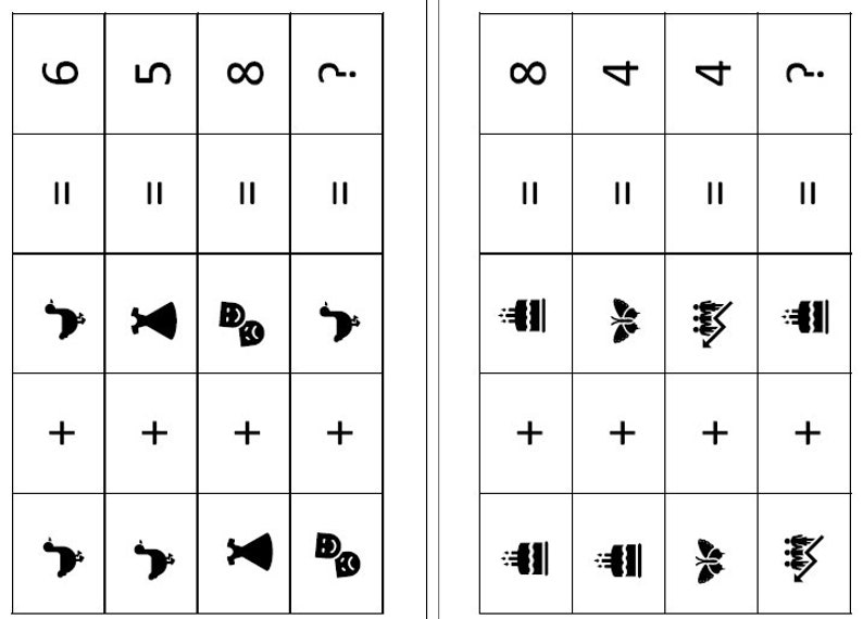 Emoji Number Addition Puzzles Printable Worksheets Kindergarten Instand ...